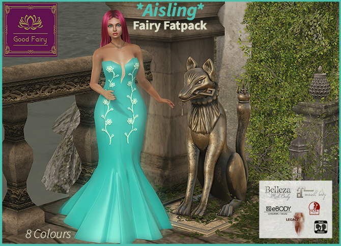 Second Life Marketplace - [Good Fairy] - Aisling {Gown} *FAIRY FATPACK*